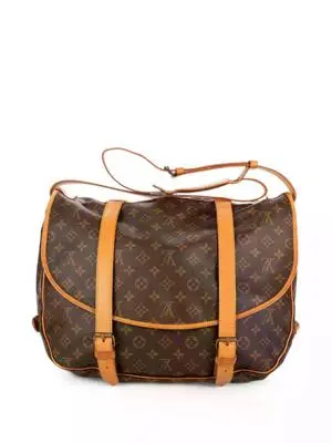 LOUIS VUITTON 1991 Saumur Monogram Canvas Shoulder Bag