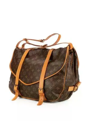 LOUIS VUITTON 1991 Saumur Monogram Canvas Shoulder Bag