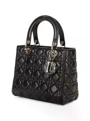 Dior Medium Lady Tote Bag - Black