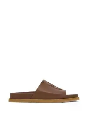 Amiri Ma Leather Sandals - Brown