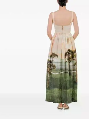 Agua Bendita Sleeveless Maxi Dress
