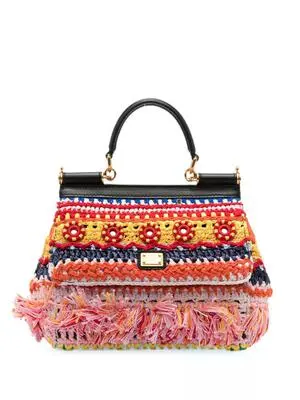 Dolce & Gabbana Sicily Carretto Bag - Red