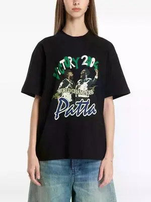 PATTA Victory Graphic-print T-shirt - Black