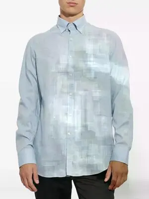 Paul & Shark Micro-checked Button-down Shirt