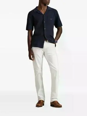 Polo Ralph Lauren Logo-embroidered Button-up Shirt - Blue