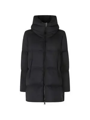 Herno Padded High-neck Coat - Black