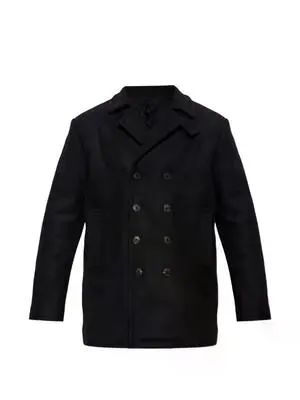 MARANT Wym Double-breasted Coat - Blue