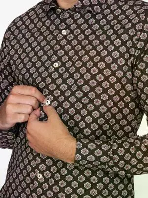 TINTORIA MATTEI 954 Geometric-print Shirt