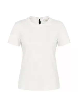 LANVIN Grosgrain Bow-detail T-shirt - White