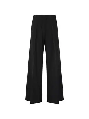 SEMICOUTURE Jhonny Elasticated-waistband Pleated Trousers - Black