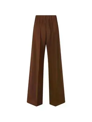 SEMICOUTURE Jhonny" Pleated Wide-leg Trousers