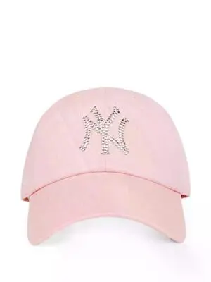 SPORTY & RICH Yankees Kristal Crystal-embellished Hat - Pink