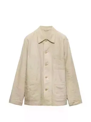 Prada Single-breasted Linen Jacket