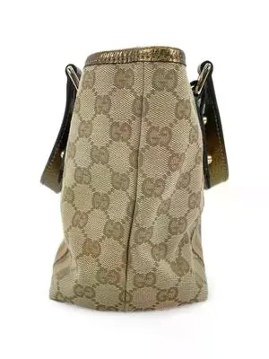 Gucci 2000s Sherry Line Monogram Canvas Handbag