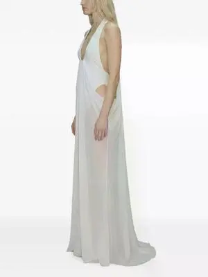 ATOIR Halterneck Draped Maxi Dress