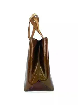 LOUIS VUITTON Monogram Vernis Reade Pm Handbag - Brown