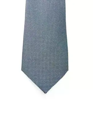 Canali Micro-pattern Silk Tie