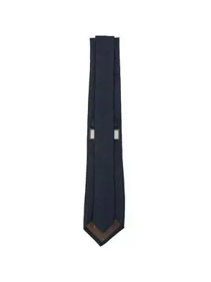 Canali Diamond-weave Wool Tie