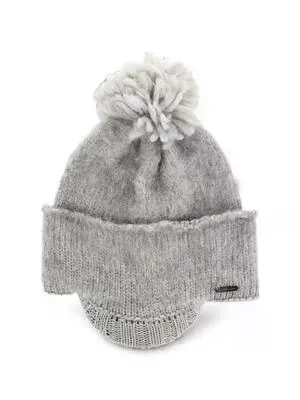 Dsquared2 Pom-pom Beanie Hat - Grey