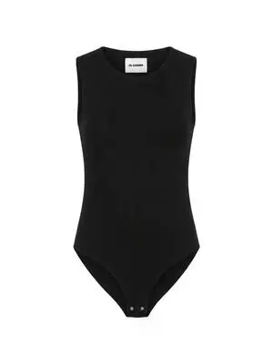 JIL SANDER Sleeveless Bodysuit - Black