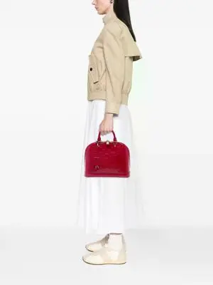 LOUIS VUITTON Monogram Vernis Alma Pm Handbag - Red