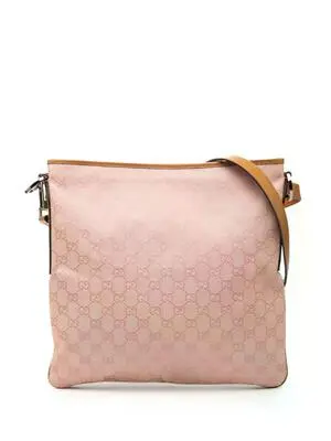 Gucci 2000-2015 Gg Canvas Crossbody Bag - Pink