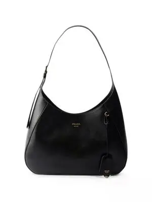 Prada Large Leather Bag - Black