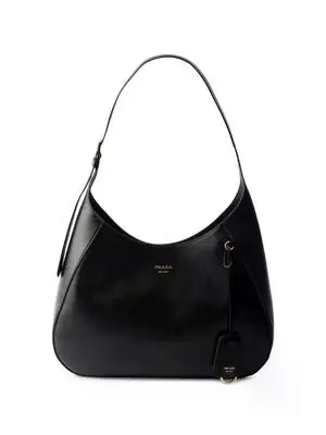 Prada Large Leather Bag - Black