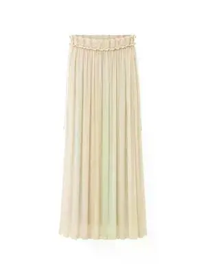 JUCCA Drawstring Ruffled Skirt
