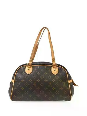 LOUIS VUITTON 2009 Monogram Montorgueil Pm Handbag - Brown