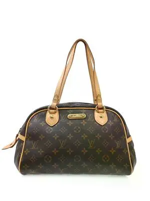 LOUIS VUITTON 2009 Monogram Montorgueil Pm Handbag - Brown