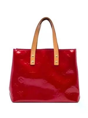 LOUIS VUITTON 2008 Monogram Vernis Reade Pm Handbag - Red