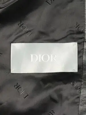Dior Leather Zip-up Jacket