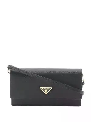 Prada 2013-2026 Saffiano Crossbody Bag - Black