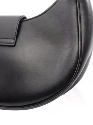 Celine Calfskin Triomphe Ava Shoulder Bag - Black