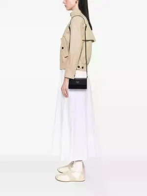 Prada Vitello Move And Tessuto Wallet On Strap Crossbody Bag
