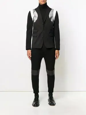 Dsquared2 Sequin Insert Evening Blazer - Black