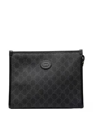 Gucci 2000-2015 Gg Supreme Retro Interlocking G Clutch Bag