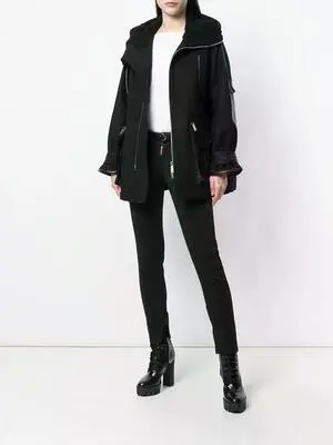 Dsquared2 Shearling Lined Hooded Coat