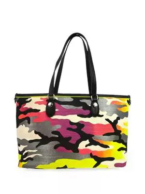 Dior Anselm Reyle Camouflage Tote Bag
