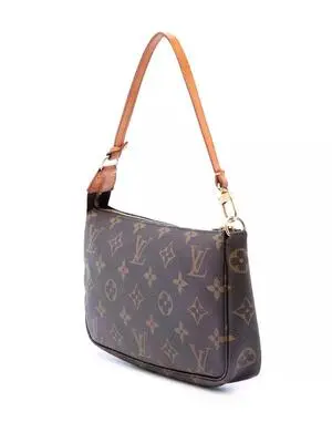 LOUIS VUITTON Monogram Pochette Accessoires Shoulder Bag - Brown