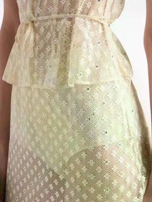Prada Embroidered Lace Dress