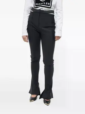 MUGLER Cut-out Flared Trousers - Black