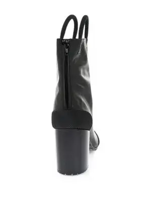 Random Identities Rope-handle Leather Boots