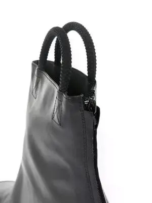 Random Identities Rope-handle Leather Boots