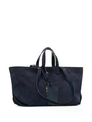 A.p.c. Le Drummer Suede Shoulder Bag - Blue