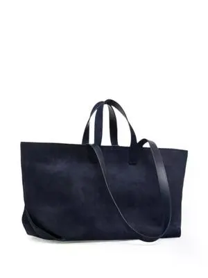 A.p.c. Le Drummer Suede Shoulder Bag - Blue