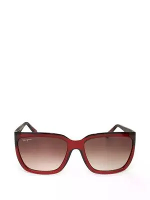 FERRAGAMO Square-frame Sunglasses - Red