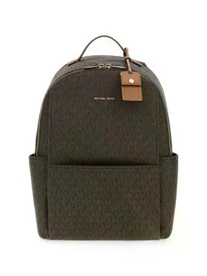 Michael Kors Large Sable Logo-print Backpack