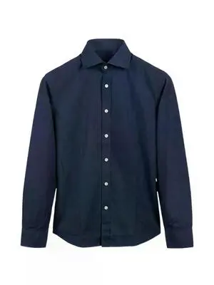 BASTONCINO Long-sleeve Button-down Shirt - Blue